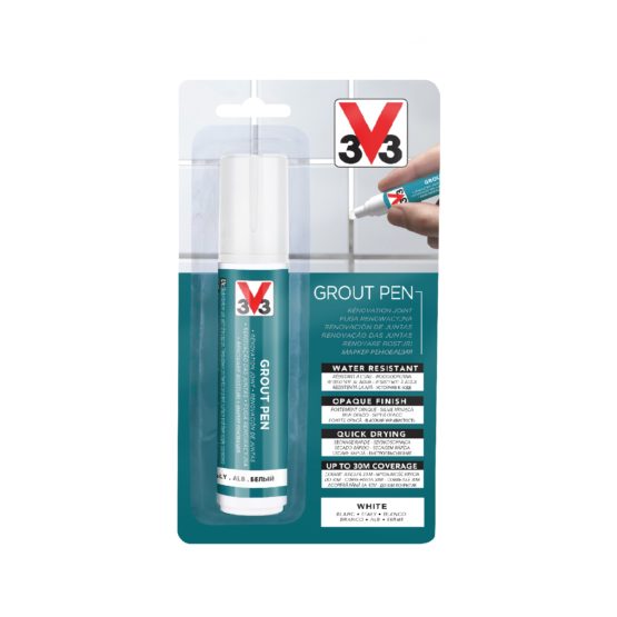 Easy application tile paint | V33, fast drying bathroom or kitchen tile ...