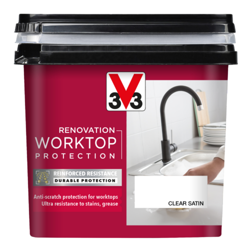 Renovation Cupboard & Worktop - V33 paint and renovation wood products